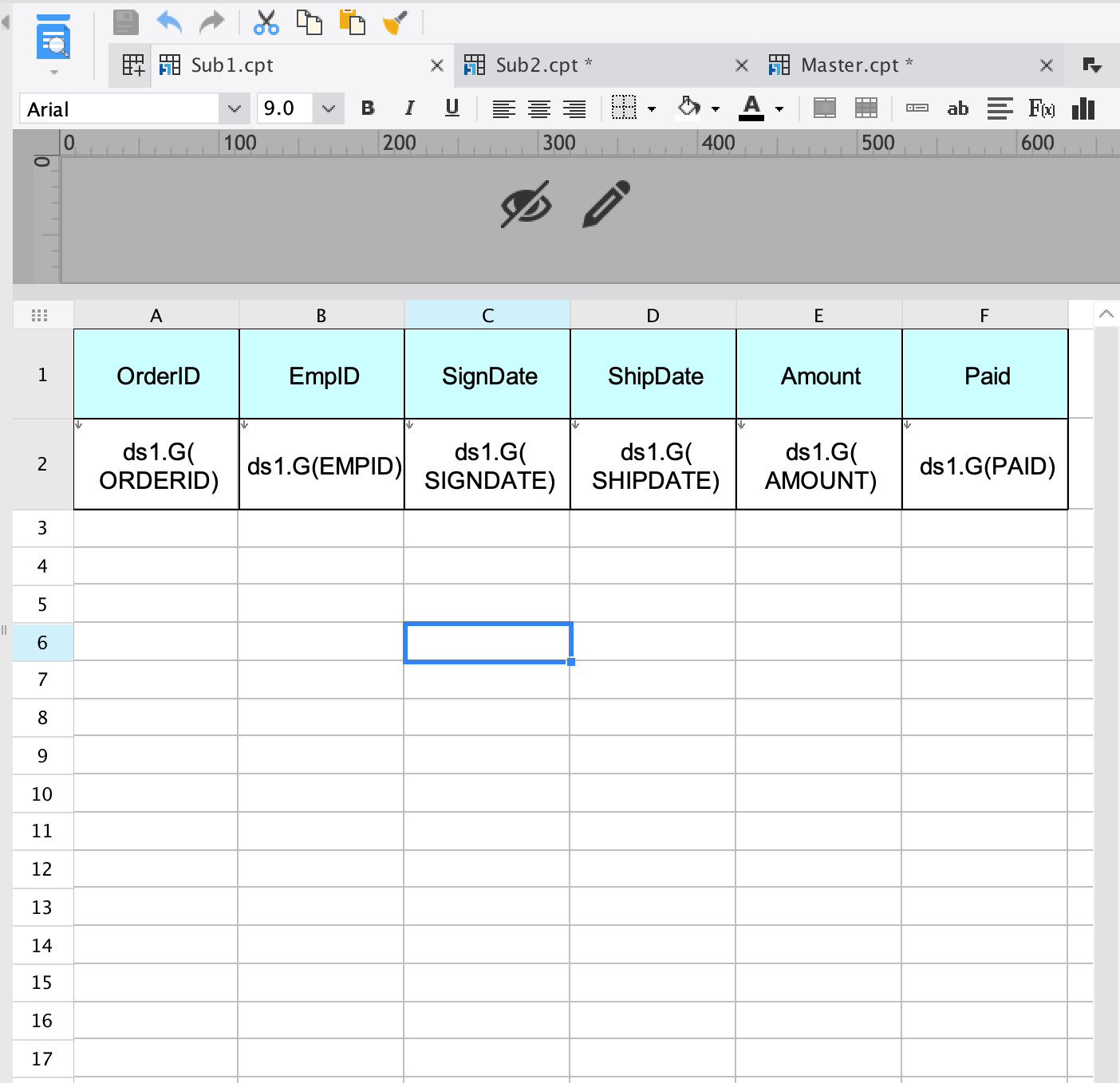 Master Report with Embedded Sub-Reports-FineReport Help Document