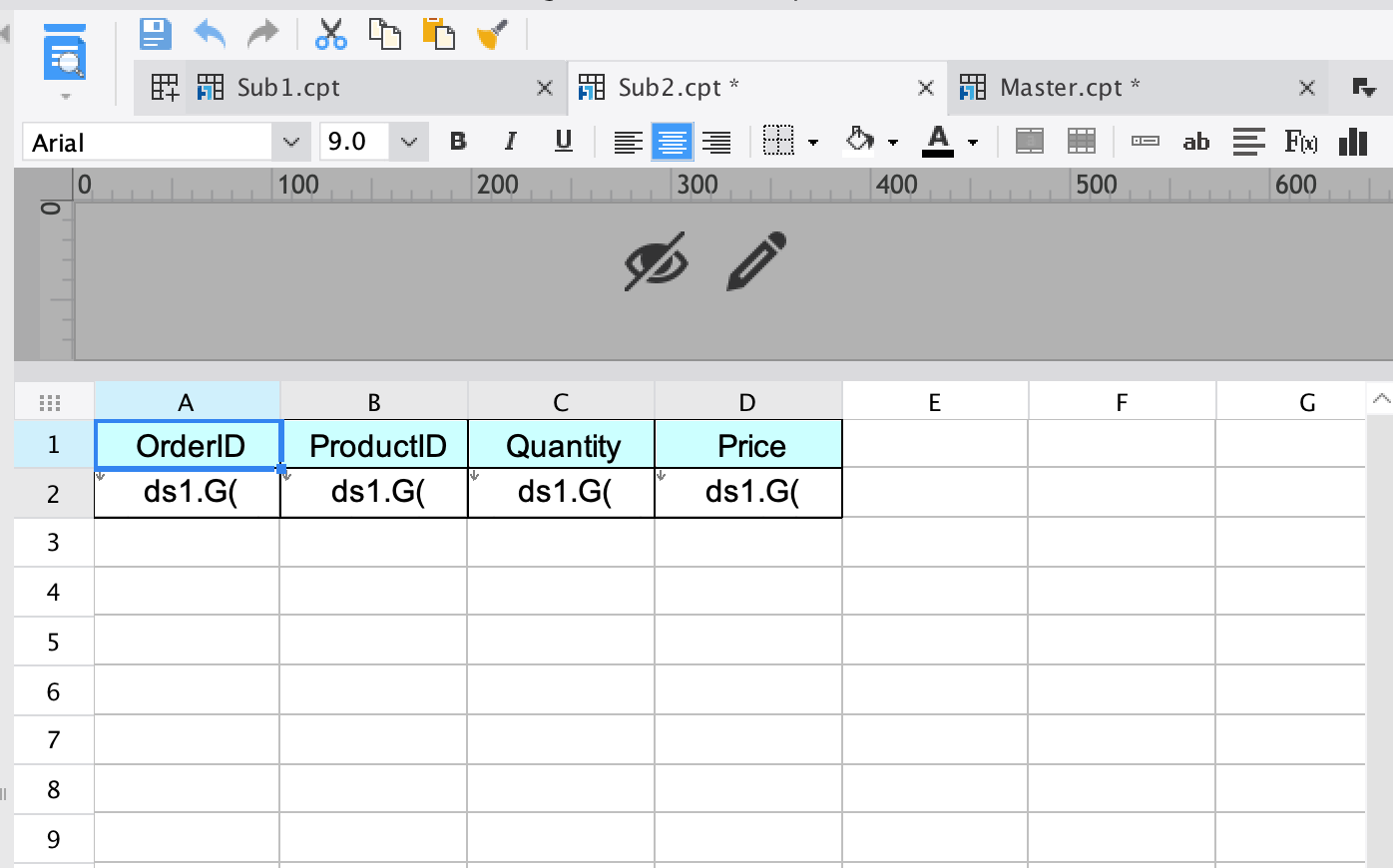 Master Report with Embedded Sub-Reports-FineReport Help Document