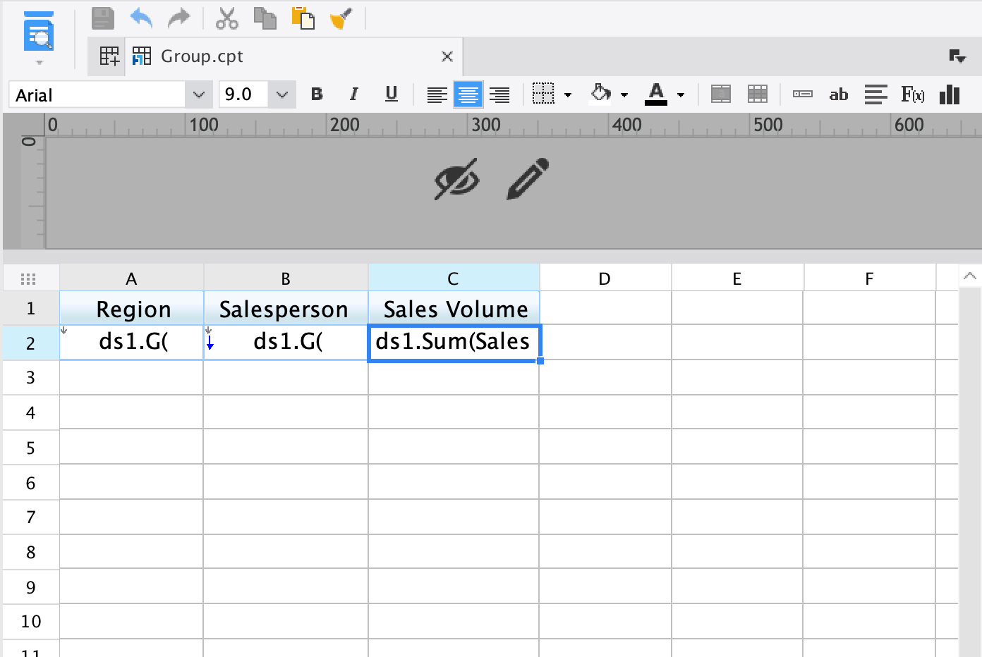 Grouped Report-FineReport Help Document