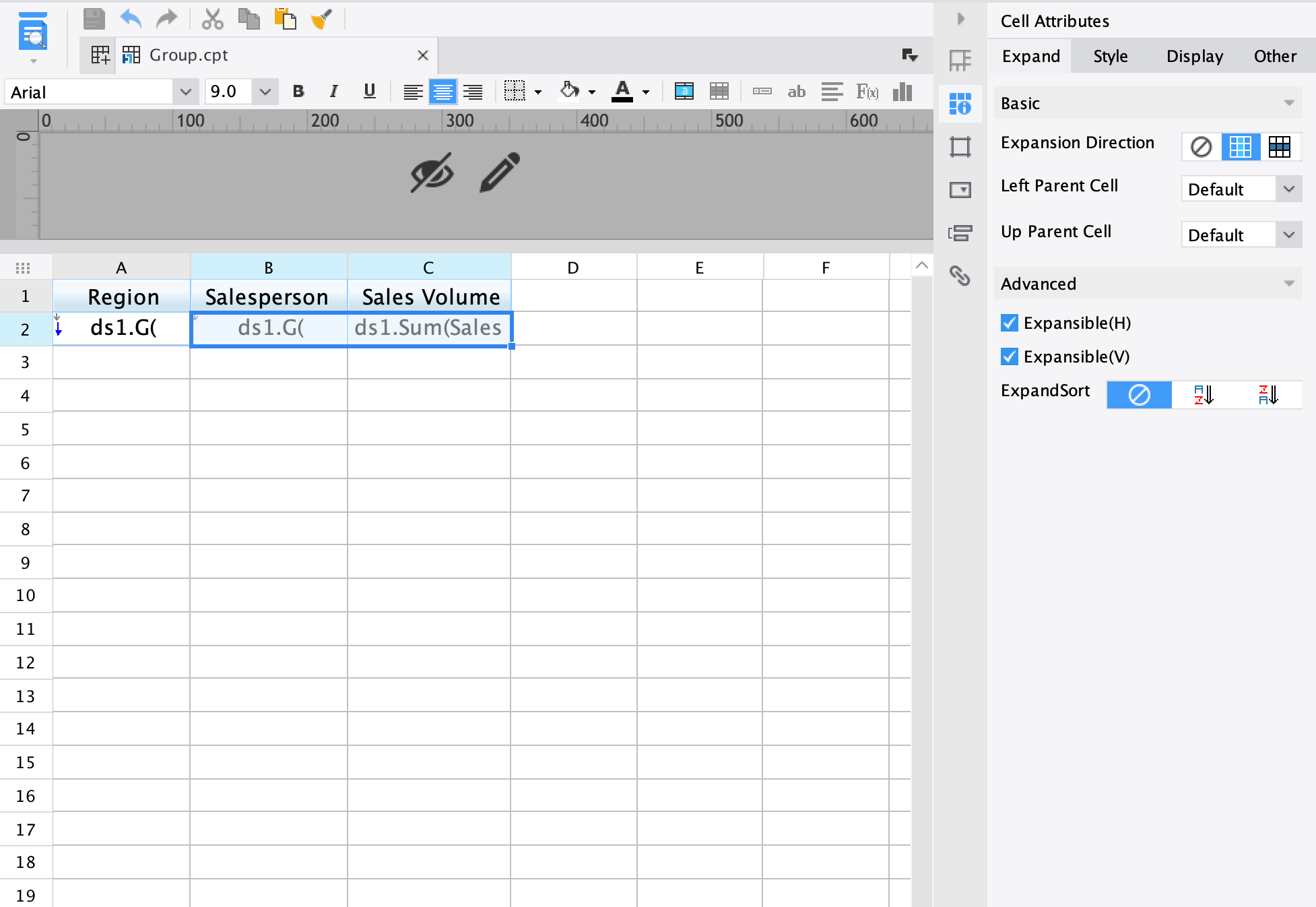 Grouped Report-FineReport Help Document