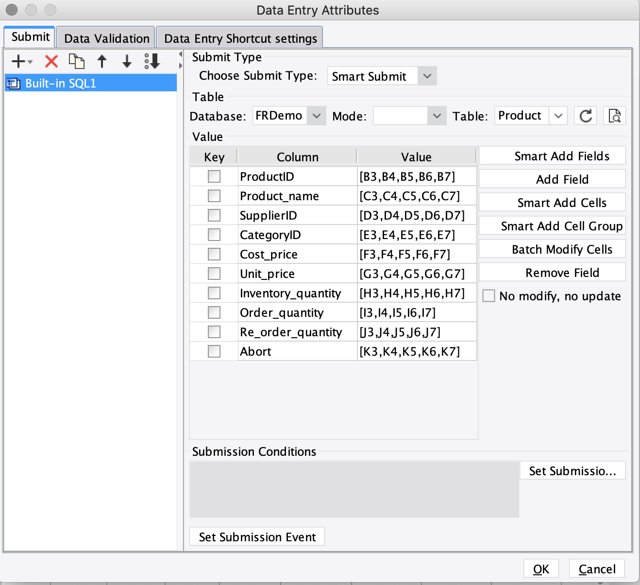Excel Import fixed number of line-FineReport Help Document