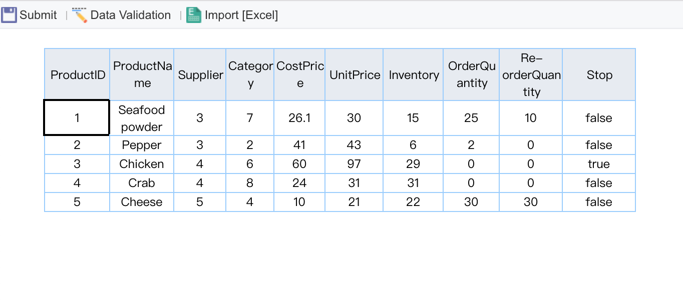 Excel Import fixed number of line-FineReport Help Document