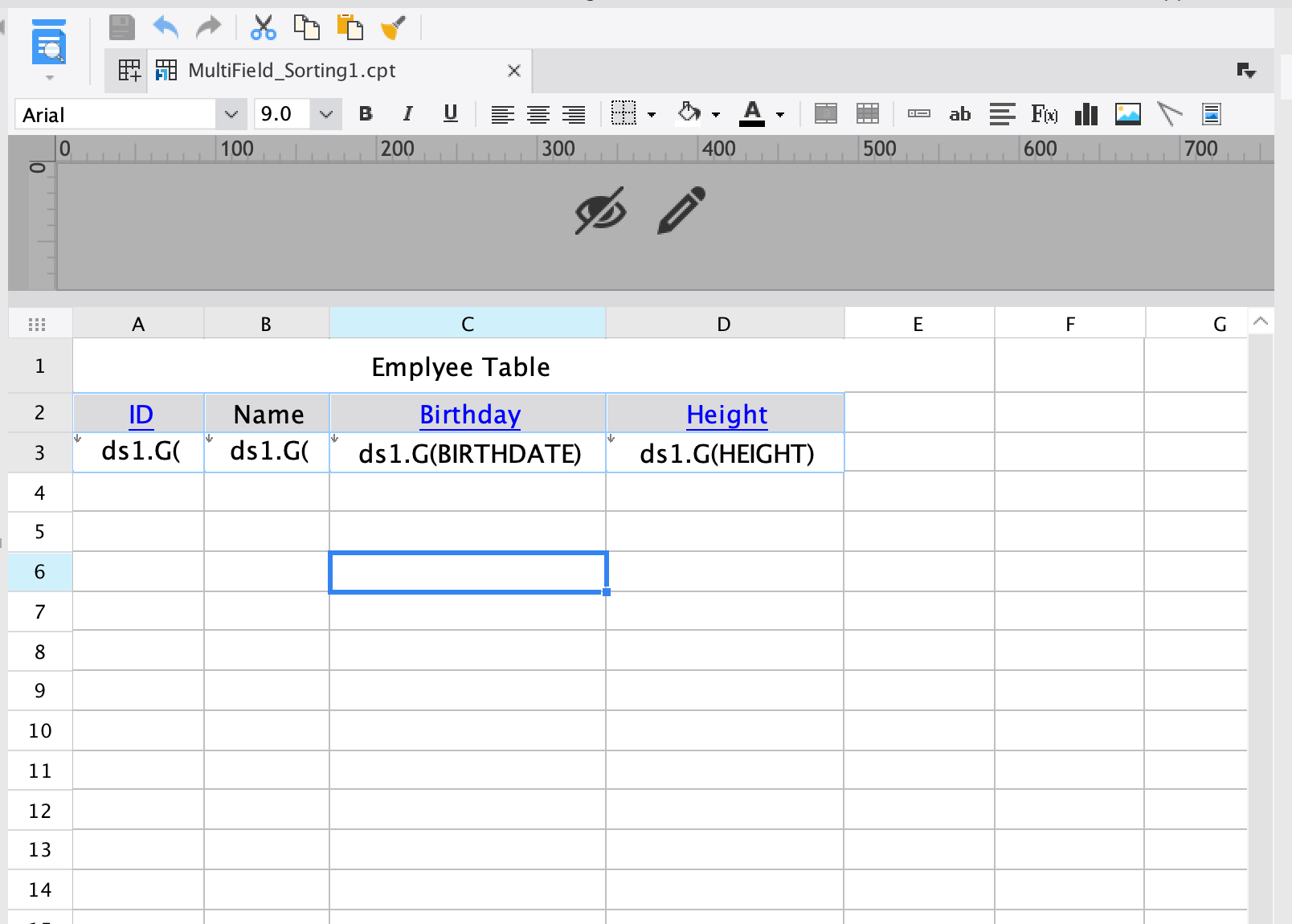 Sorting on multiple fields-FineReport Help Document