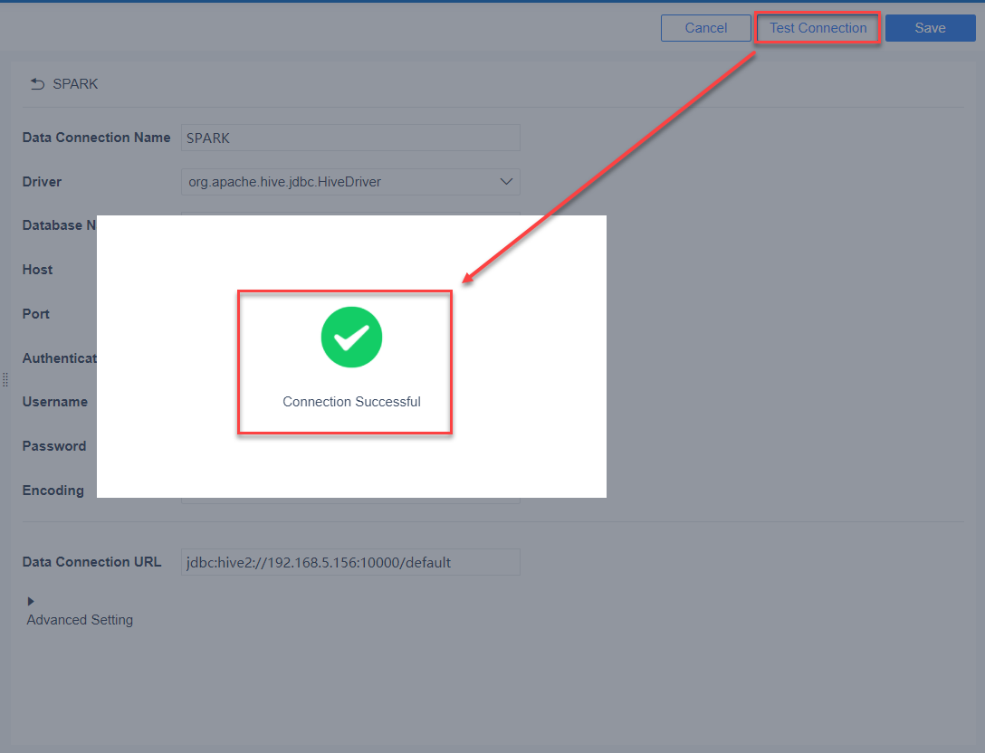 [Platform] SPARK Data Connection-FineReport Help Document