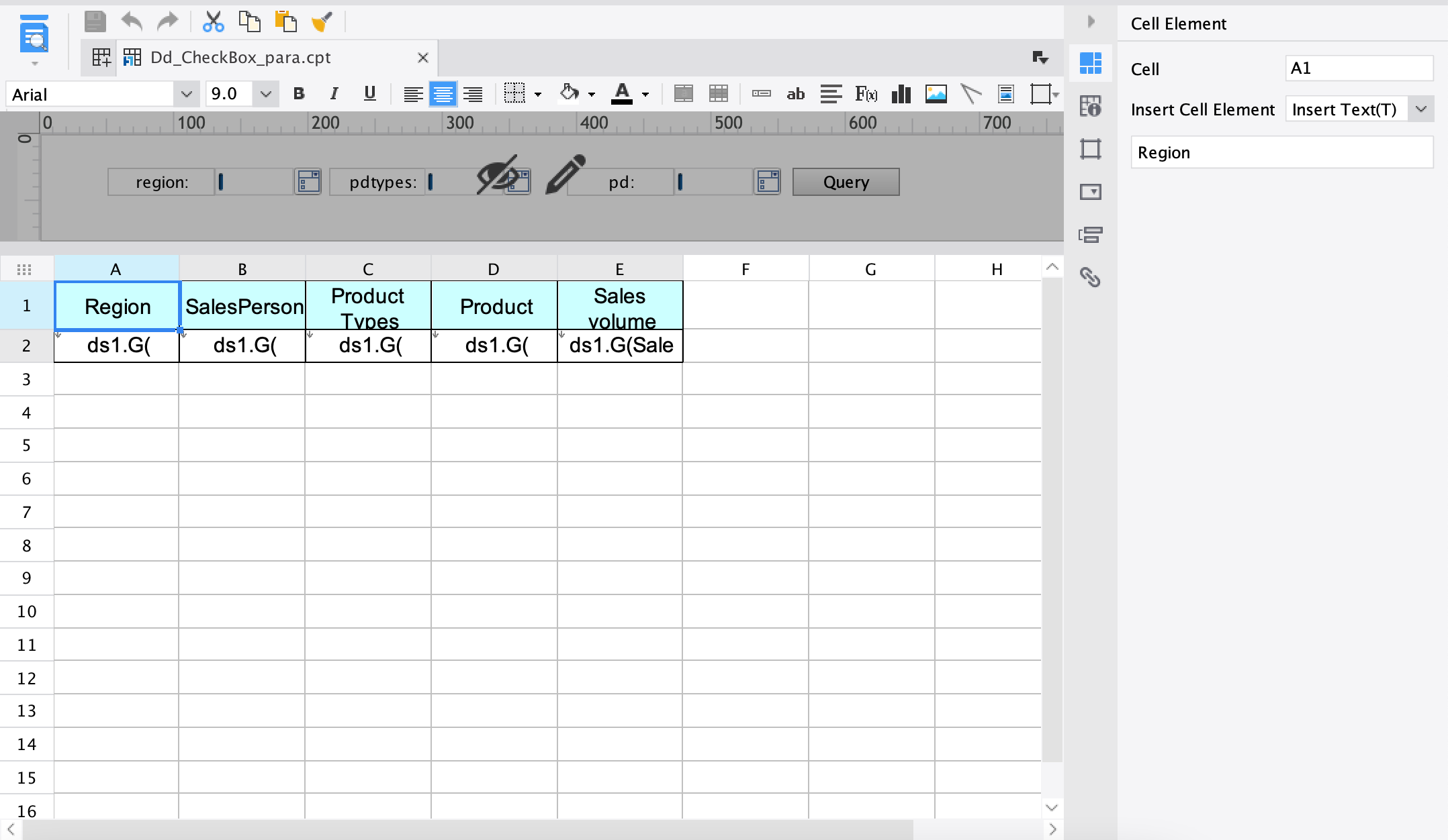 Drop Down Check Box Parameter Linkage Finereport Help Document 2418