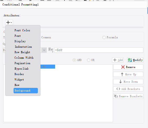 Click on a Cell/Row to Display Different Background Colors-FineReport Help Document