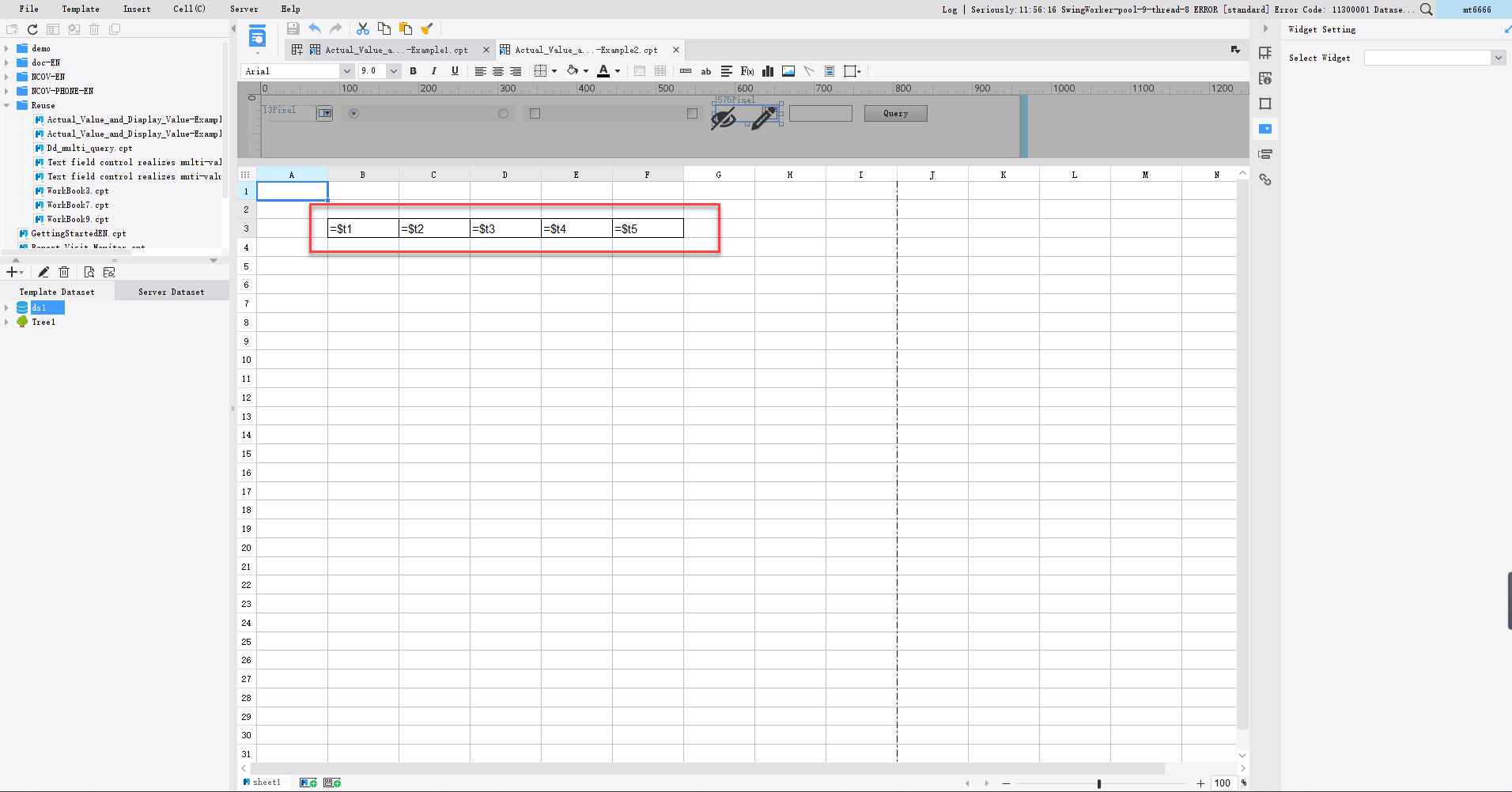 Actual Value and Diaplay Value-FineReport Help Document
