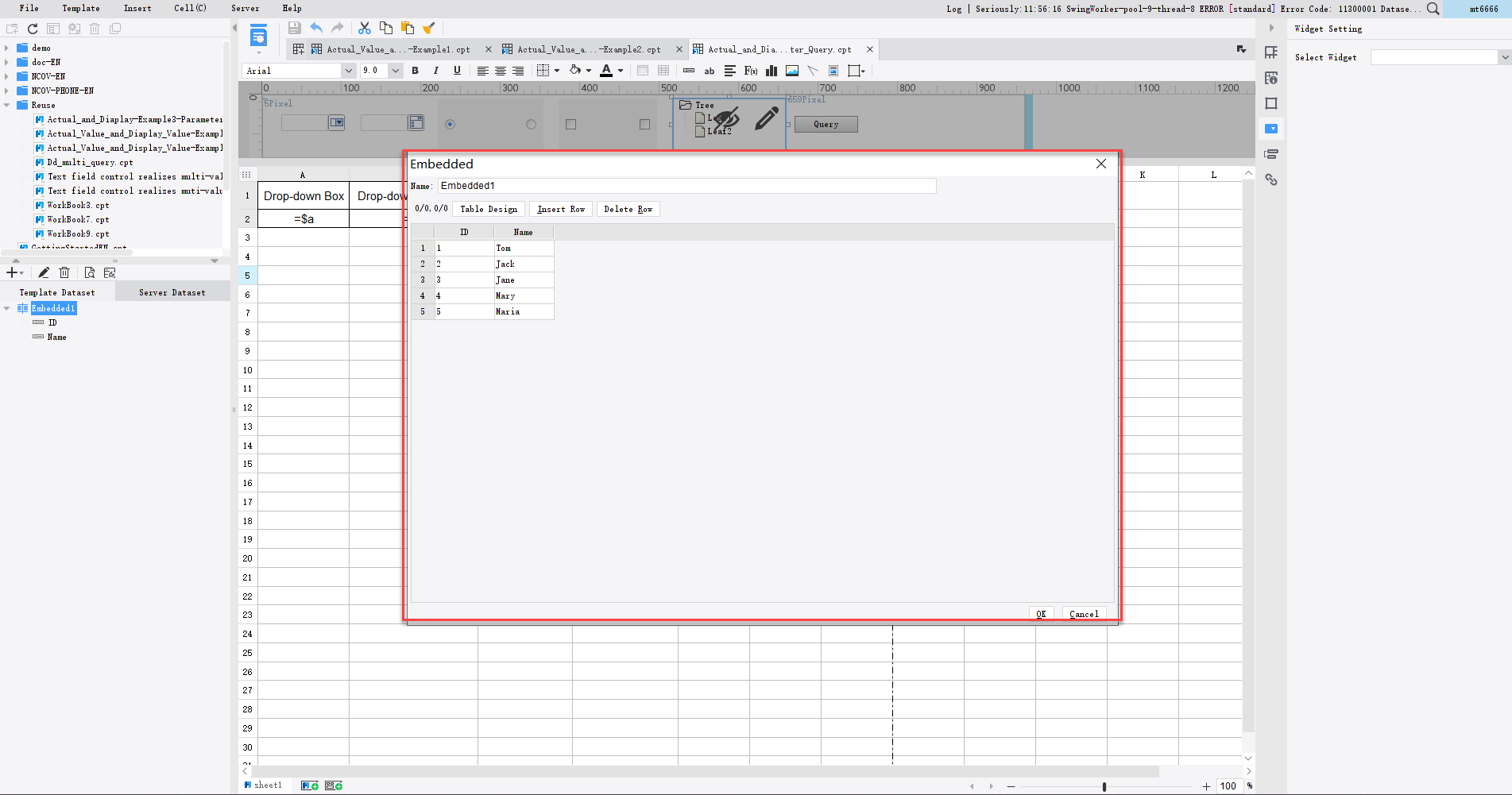 Actual Value and Diaplay Value-FineReport Help Document