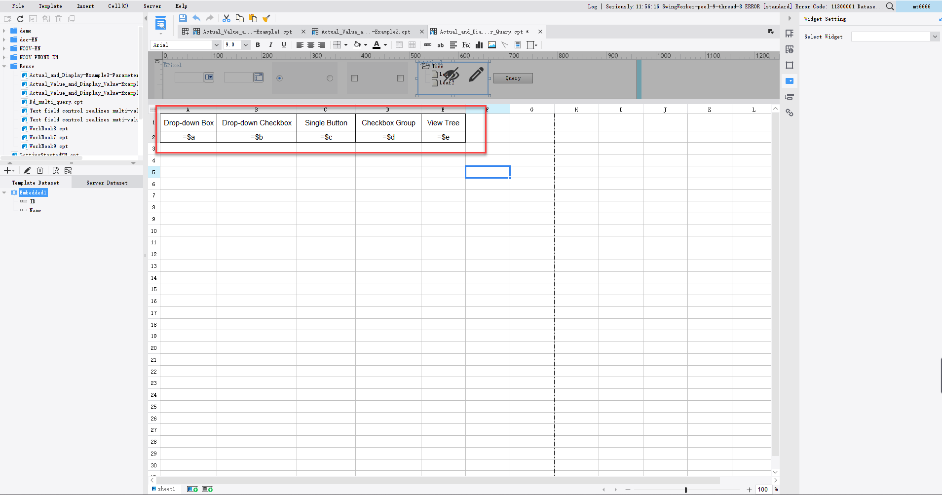Actual Value and Diaplay Value-FineReport Help Document