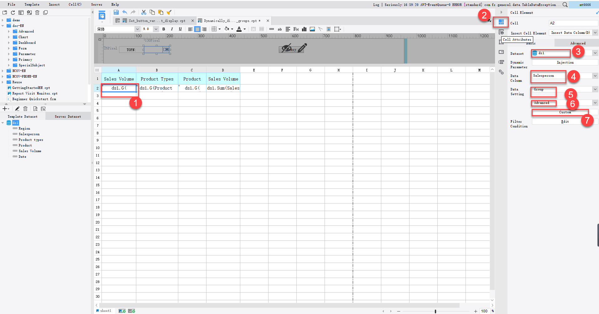 Dynamically Display First N Groups-FineReport Help Document