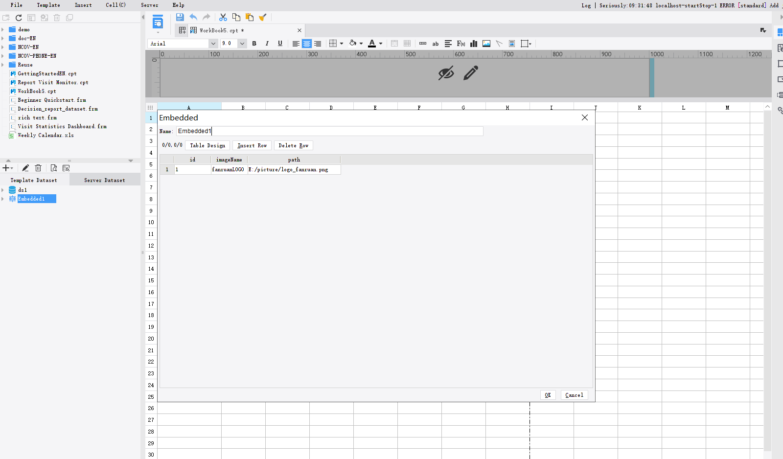 Displaying an Image in a Cell (TOIMAGE)-FineReport Help Document