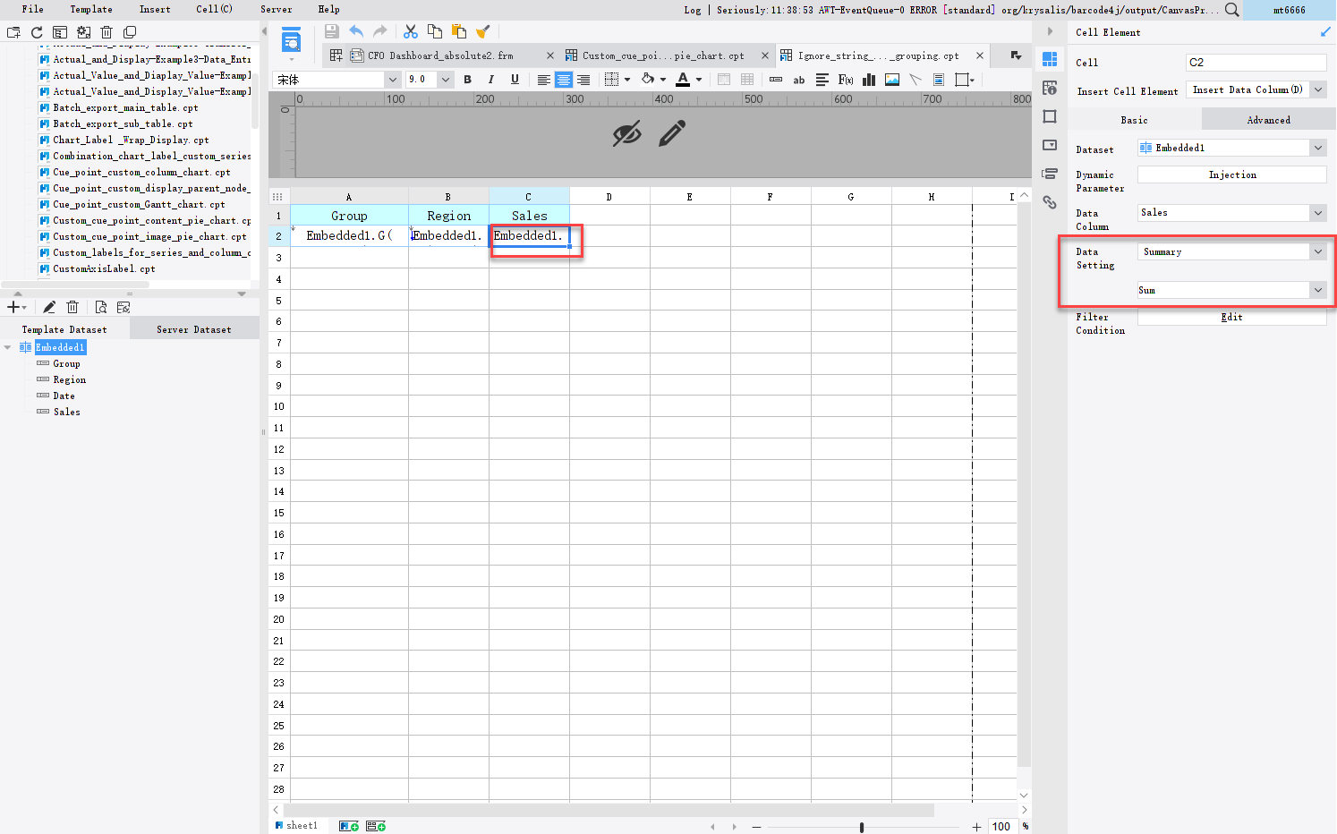 Ignore the string order when grouping-FineReport Help Document