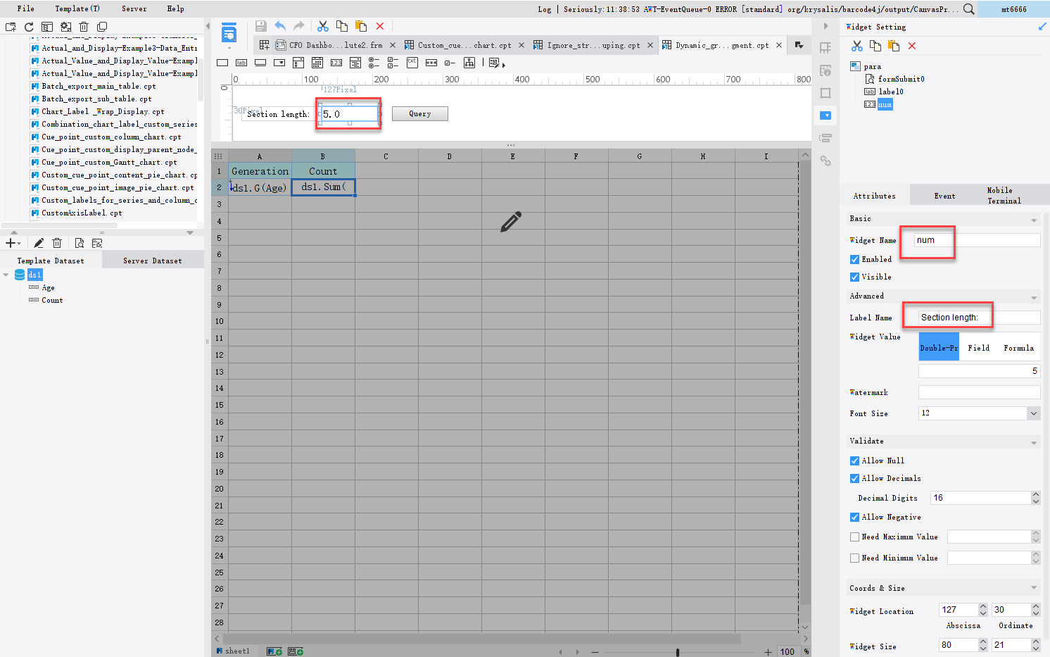 Dynamic grouped by section-FineReport Help Document