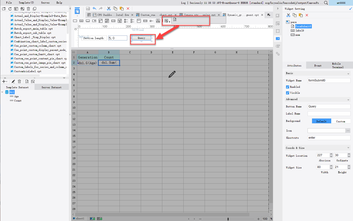 Dynamic grouped by section-FineReport Help Document