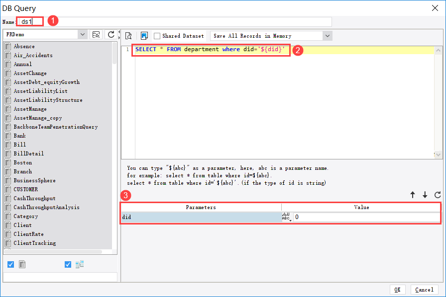 Organization tree linkage-FineReport Help Document