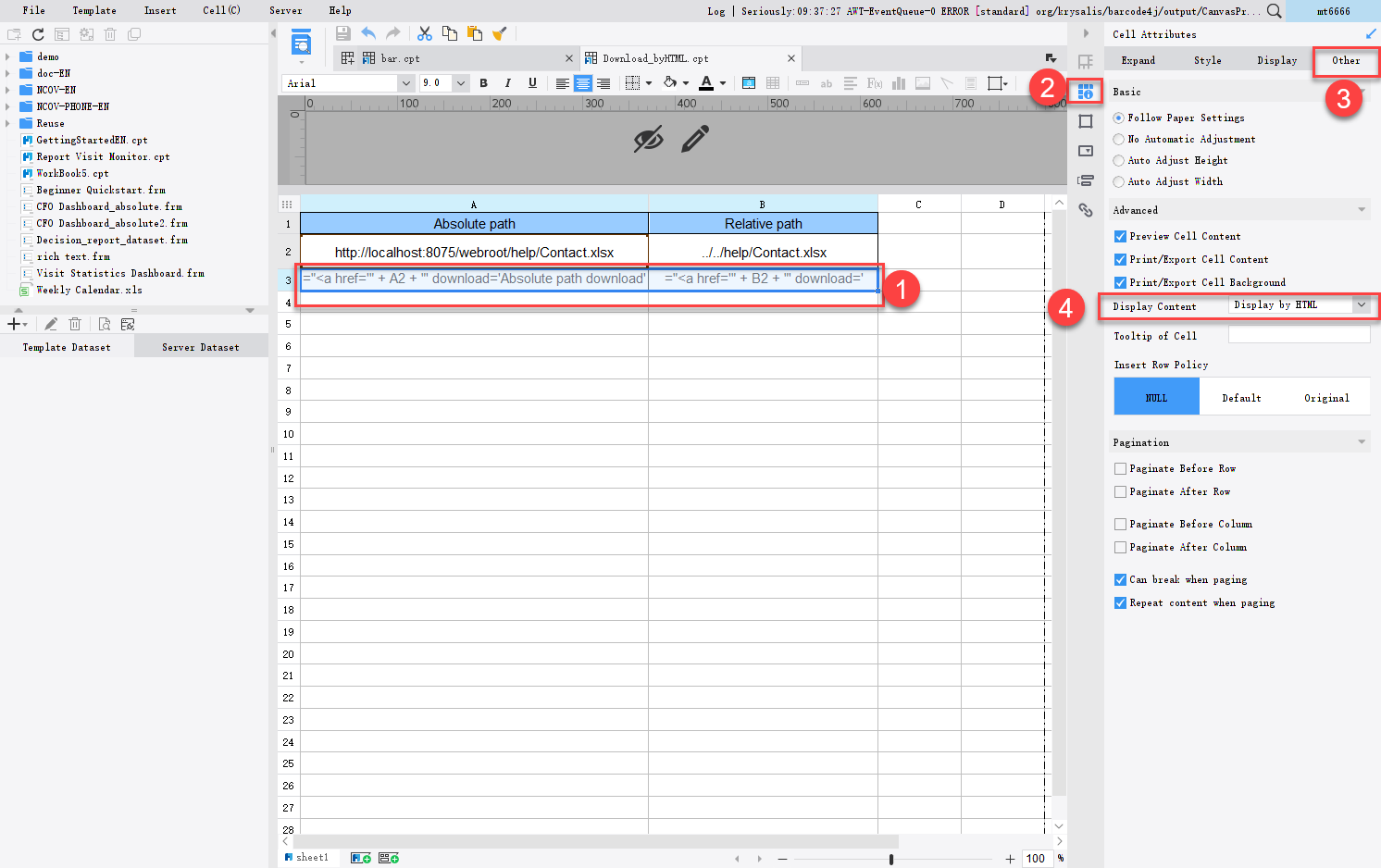 File Download by HTML-FineReport Help Document