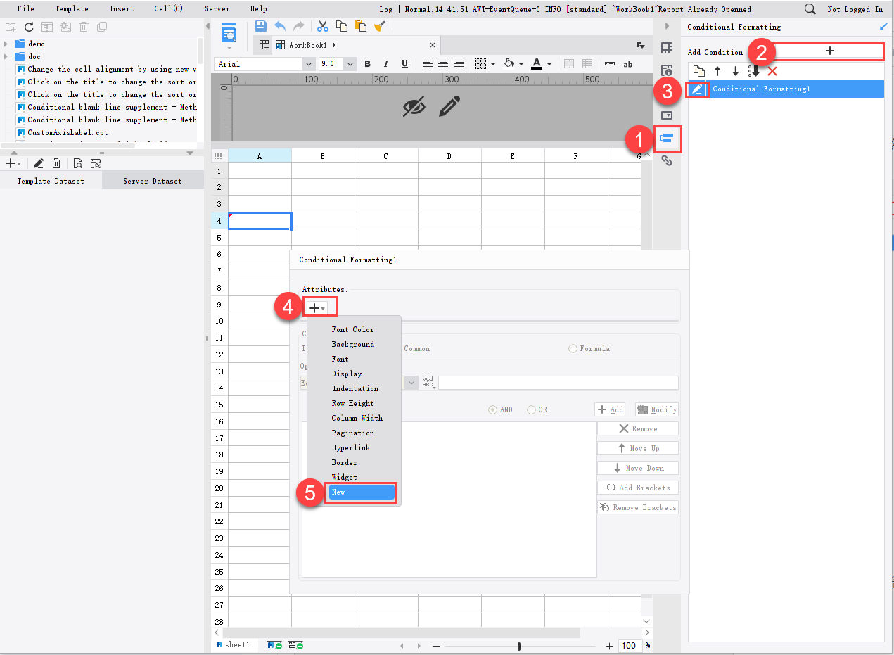 Modify cell value based on conditions-FineReport Help Document