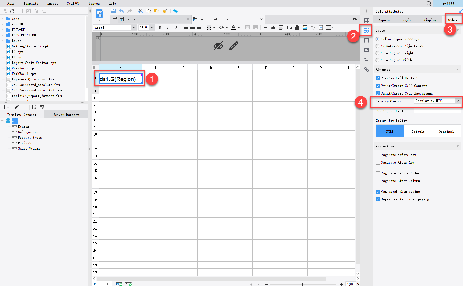 Batch Print-FineReport Help Document