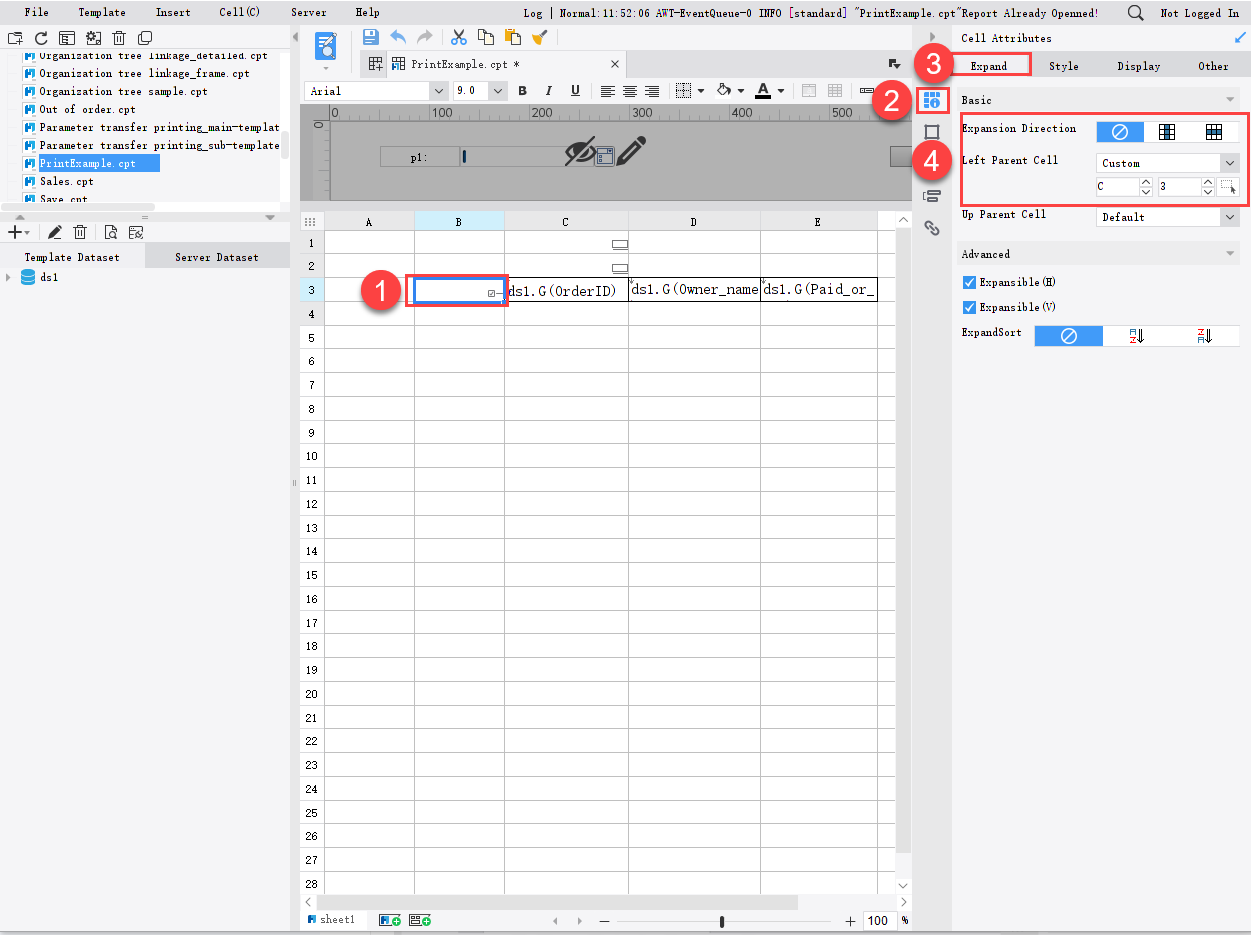 JS realizes batch printing/exporting of selected content-FineReport Help Document