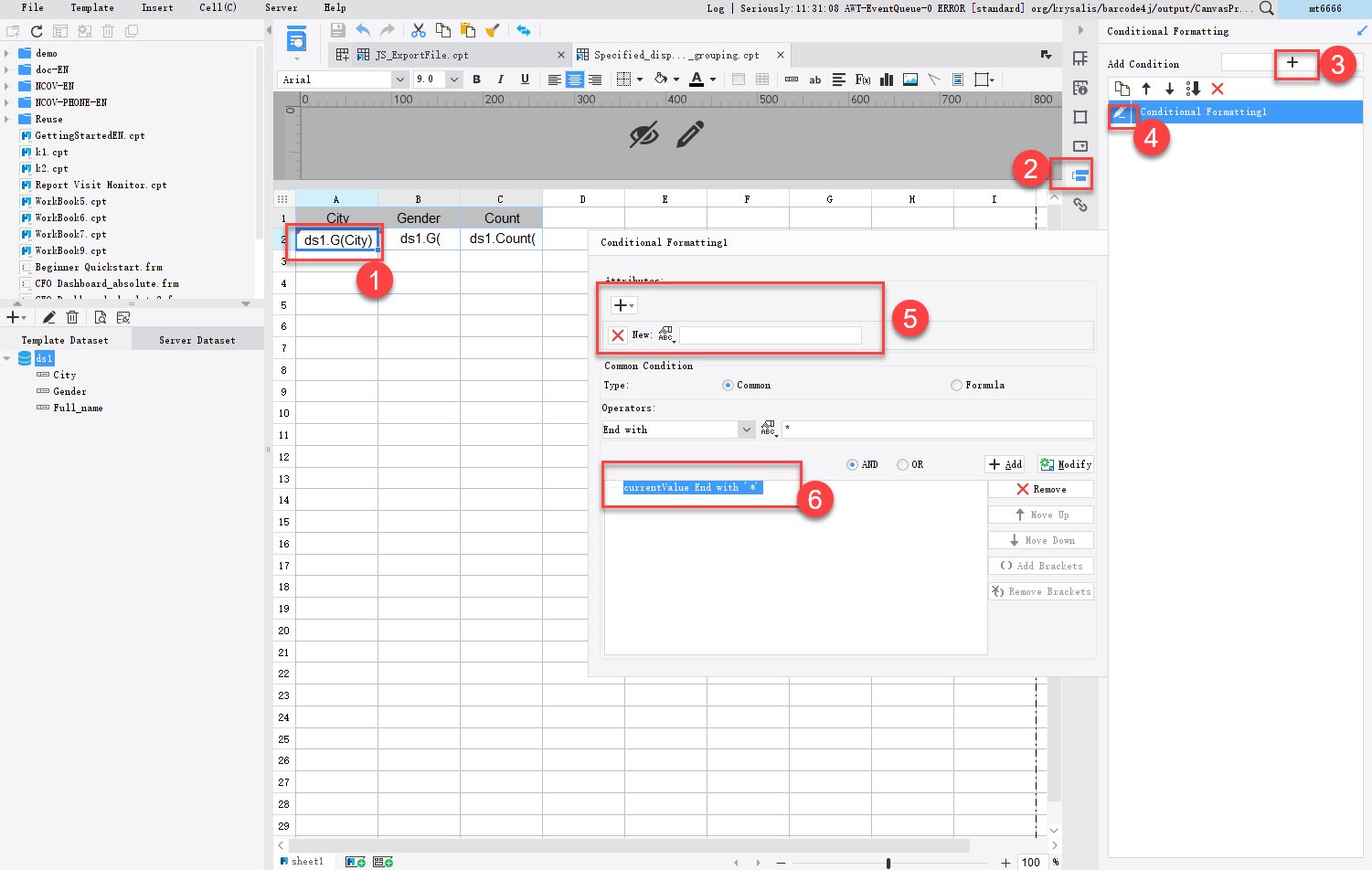 Specified data list display under grouping-FineReport Help Document
