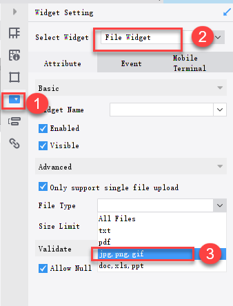 Data entry upload image-FineReport Help Document