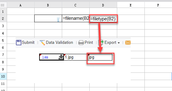 Get the name, type and size of the uploaded file-FineReport Help Document