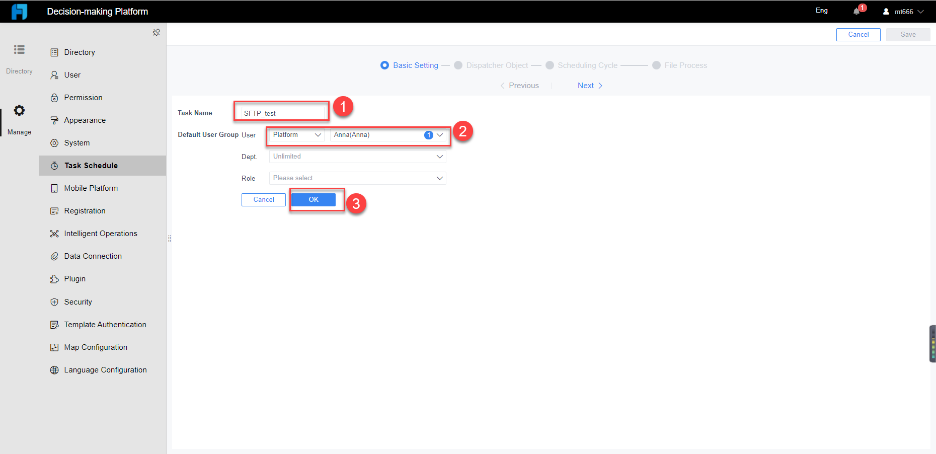 Attachment Upload by SFTP-FineReport Help Document