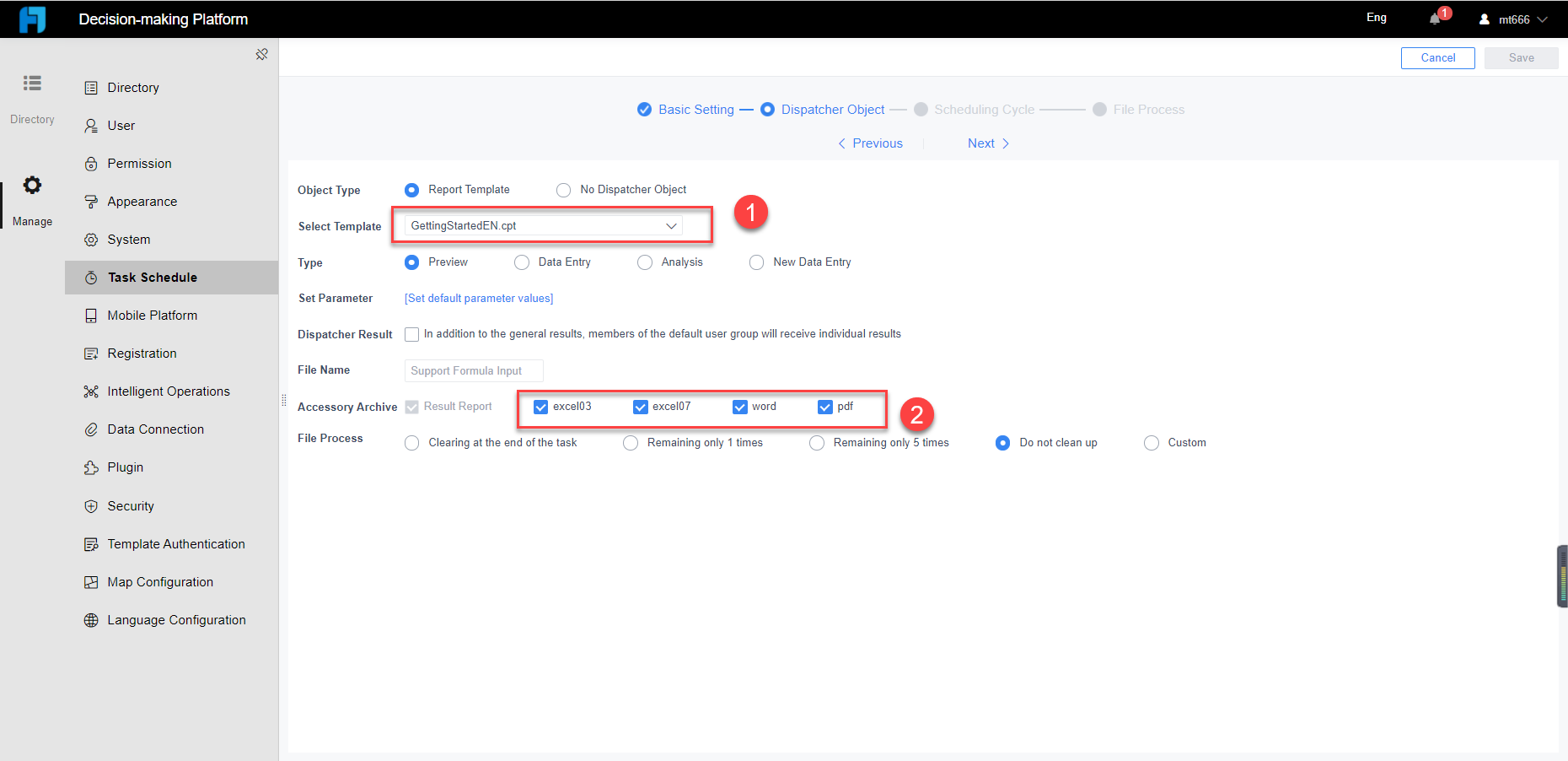 Attachment Upload by SFTP-FineReport Help Document