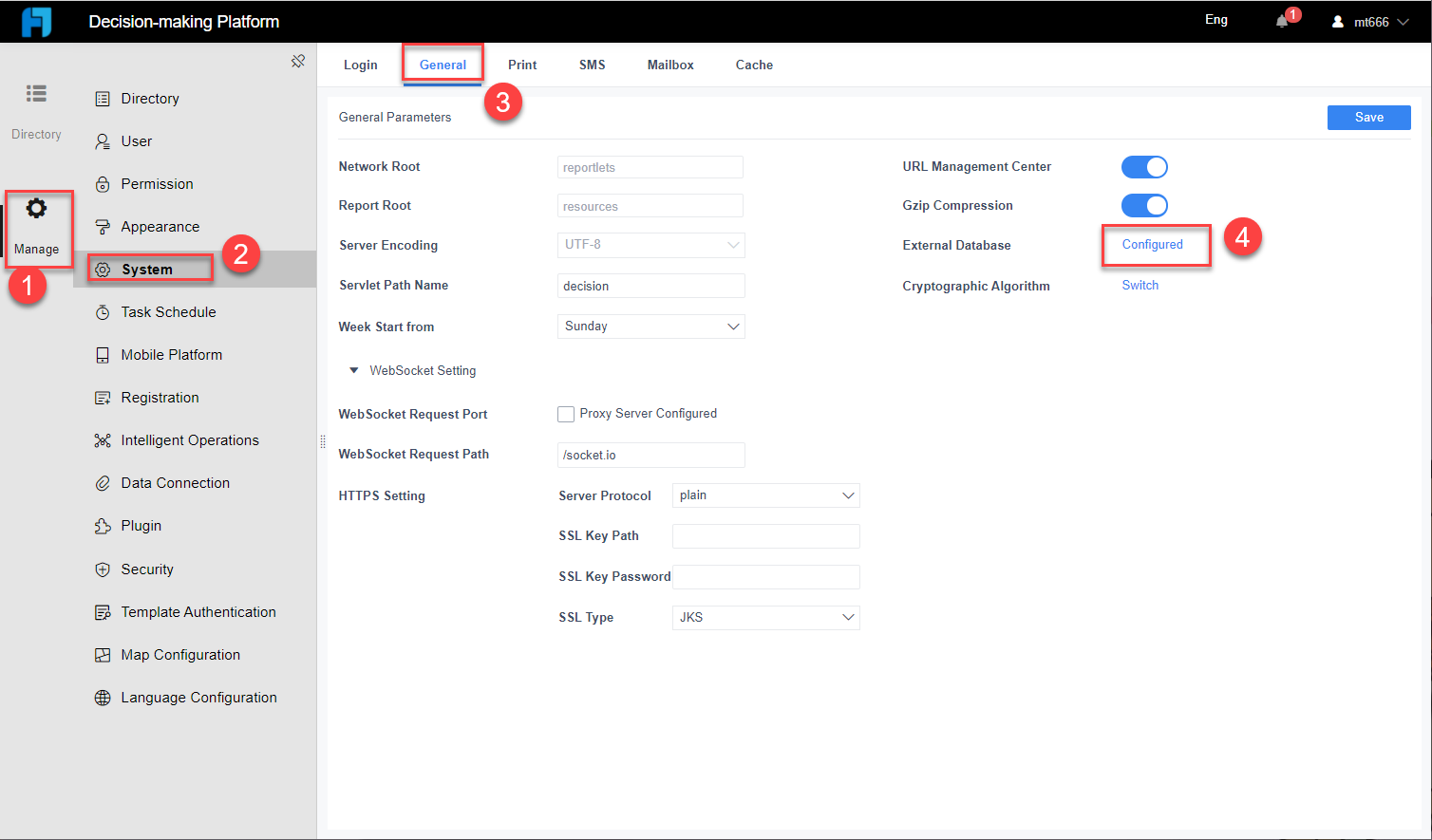 PostgreSQL 外部データベース設定- FineReport Help Document