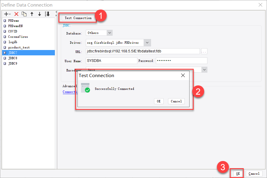 [Designer] JDBC Data Connection-FineReport Help Document