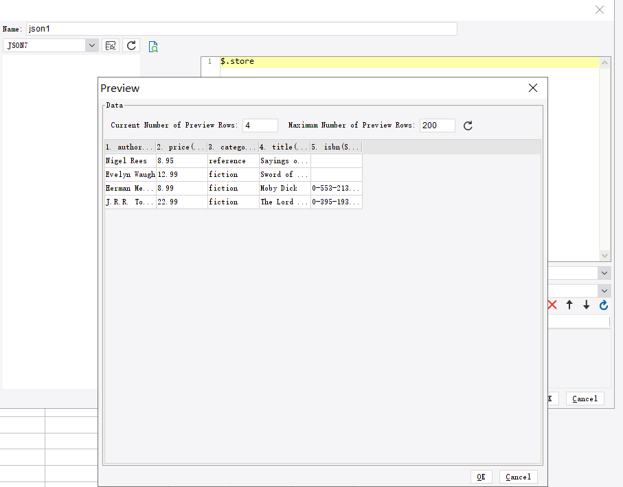 JSON Dataset-FineReport Help Document