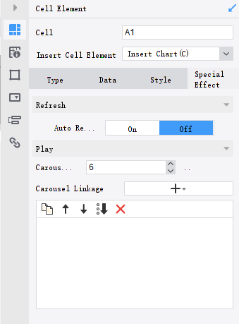 Extended Chart - Carousel Pixel Point Chart-FineReport Help Document