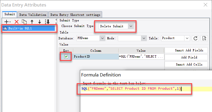 Database Table Clearance Before Excel Import-FineReport Help Document