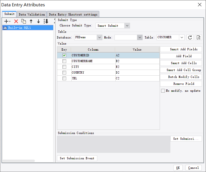 Excel custom import-FineReport Help Document