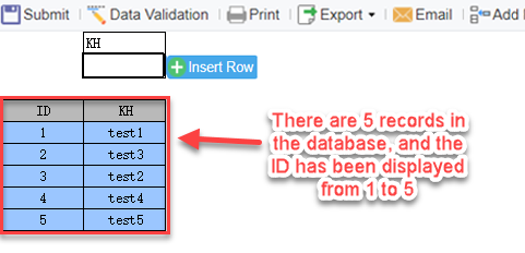 Self-growth ID of the database-FineReport Help Document