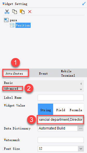 Drop-down Tree Default Value Setting-FineReport Help Document