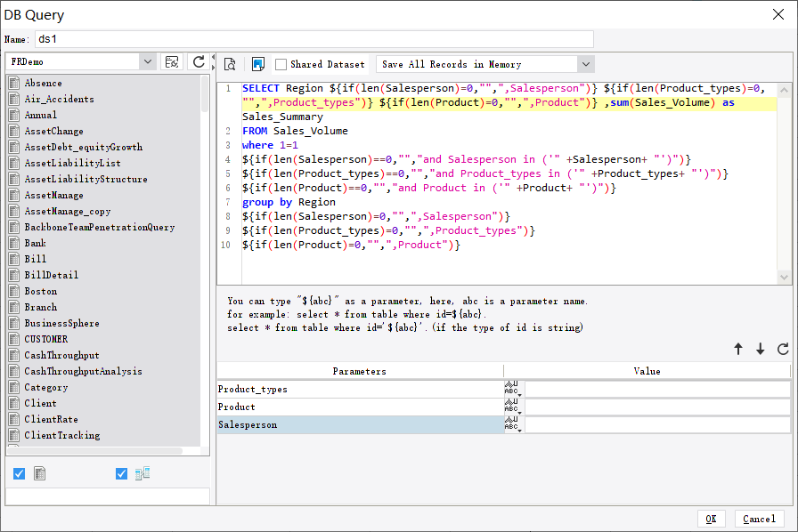 Dynamic grouping-FineReport Help Document