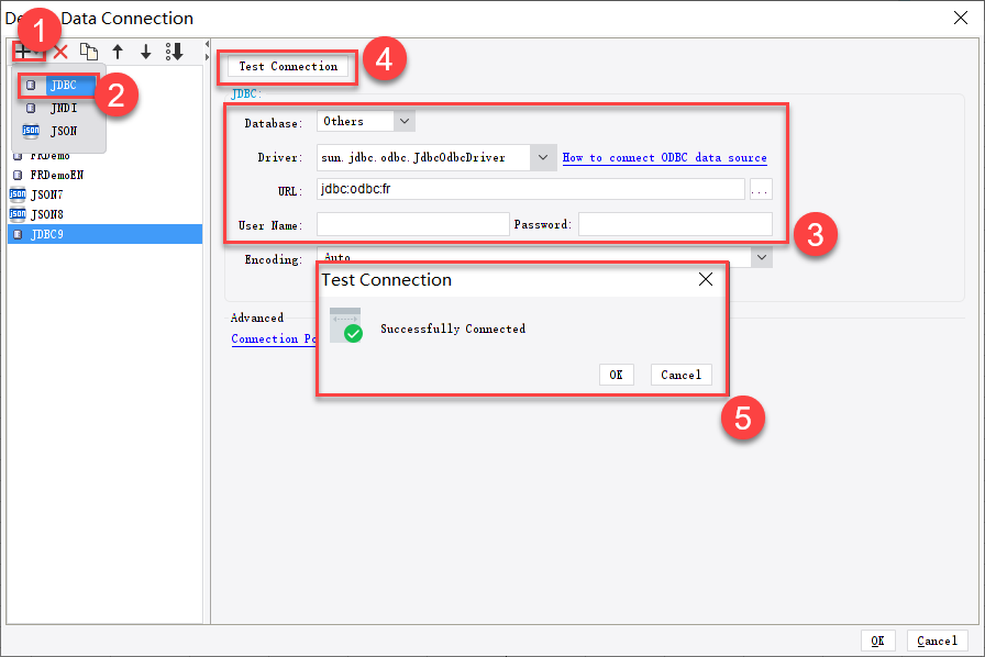 [Designer] ODBC Data Connection-FineReport Help Document