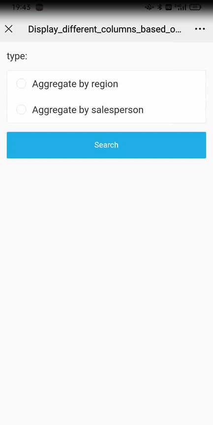 Display different columns based on parameter values-FineReport Help Document