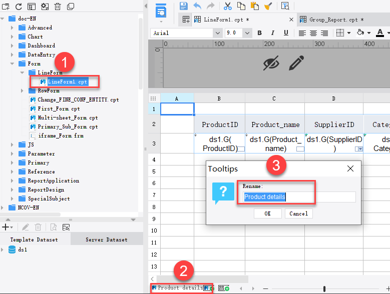 Dynamic multi-sheet display of drop-down checkboxes-FineReport Help Document