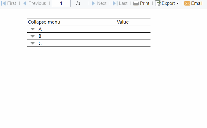 Dynamic parameters realize multi-level drop-down folding menu-FineReport Help Document
