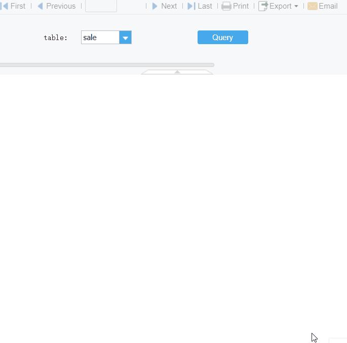 Parameter query any table in the database-FineReport Help Document