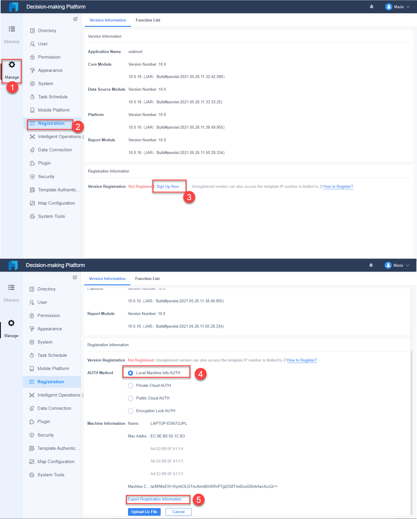 Local Machine Information Authentication FineReport帮助文档|报表开发|报表使用|学习教程