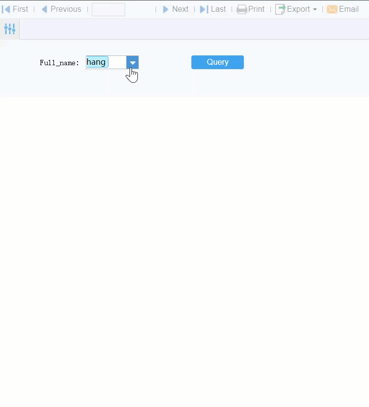Fuzzy Query of Drop-down Box/Drop-down Checkbox/Drop-down Tree ...