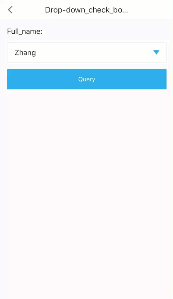 Fuzzy Query of Drop-down Box/Drop-down Checkbox/Drop-down Tree-FineReport Help Document