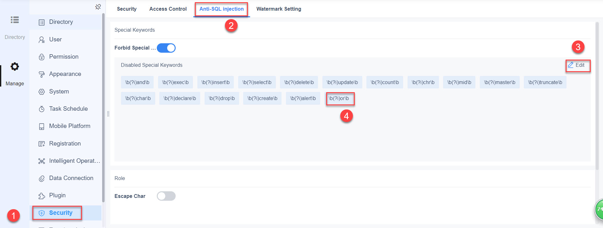 Fuzzy Query of Drop-down Box/Drop-down Checkbox/Drop-down Tree-FineReport Help Document