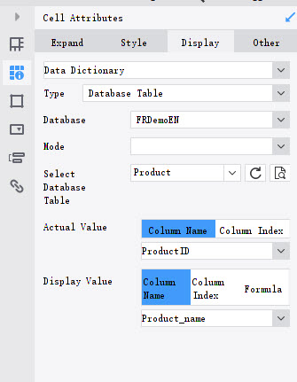 Retain the display value after filling the cell widget-FineReport Help ...