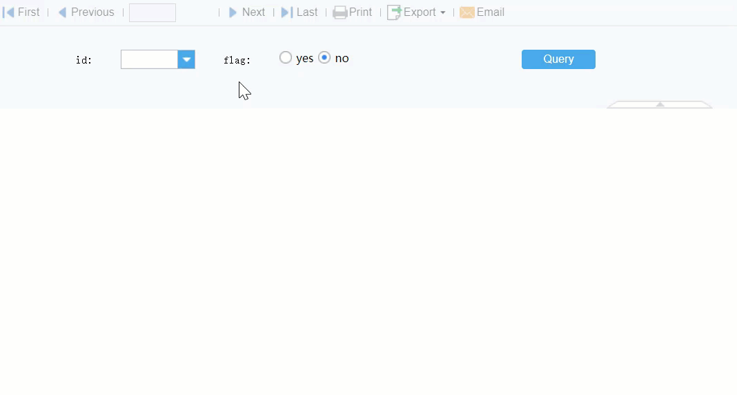Radio button groups widget whether the implementation displays all-FineReport Help Document