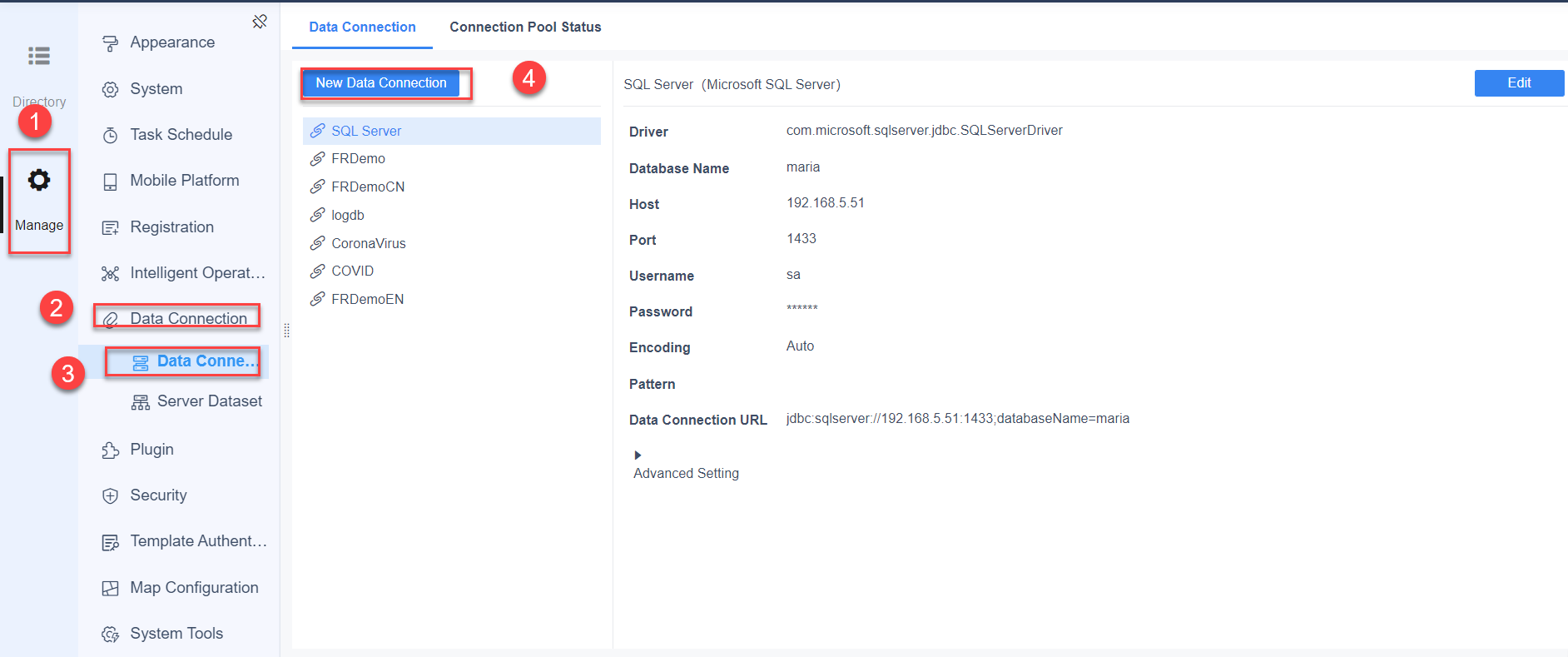 [Platform]ODBC data connection-FineReport Help Document