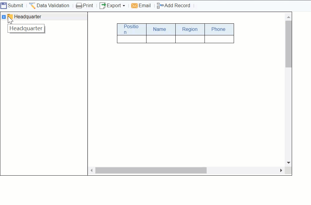 View Tree Expansion-FineReport Help Document